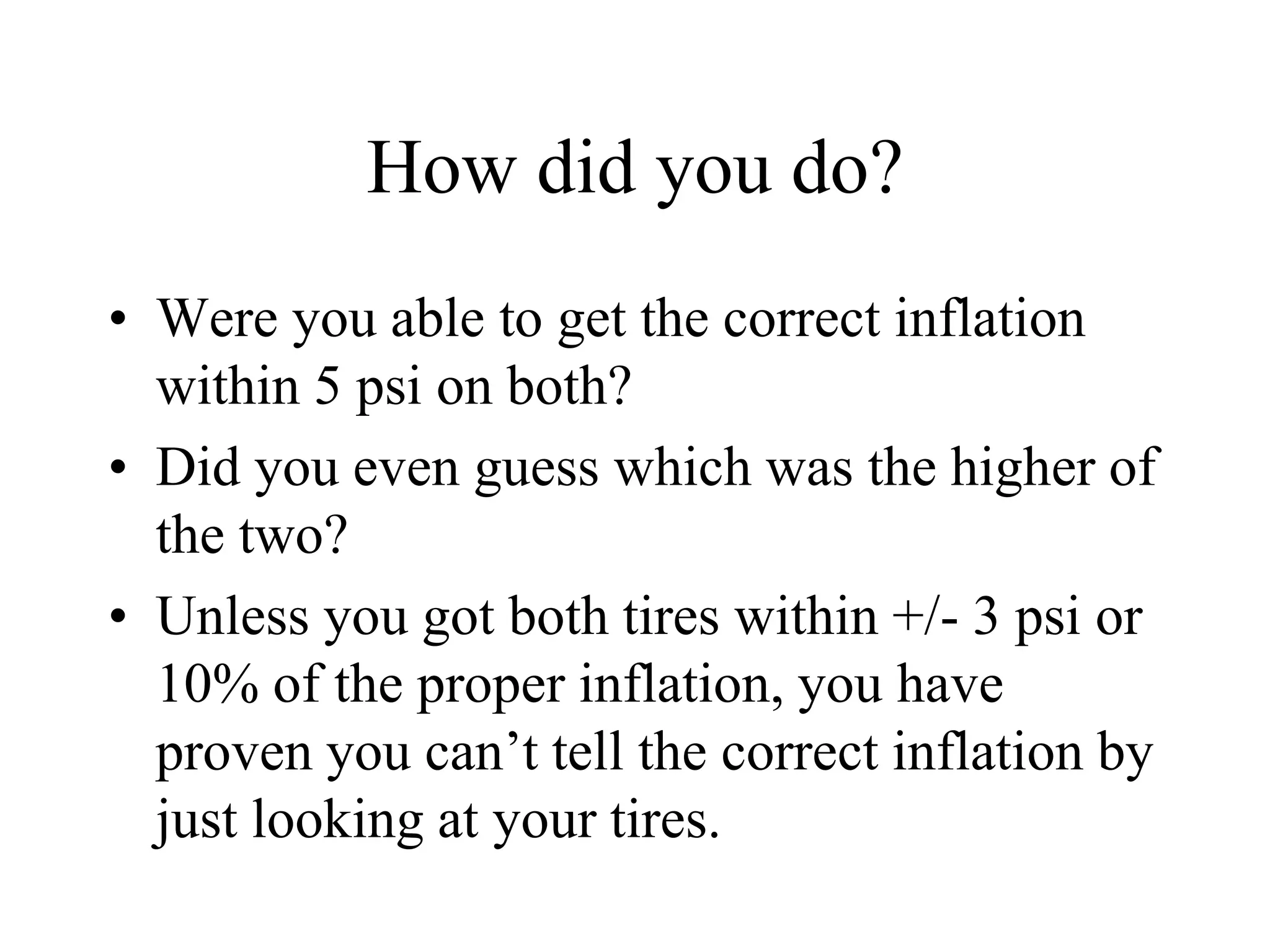 How do you check your inflation | PPSX