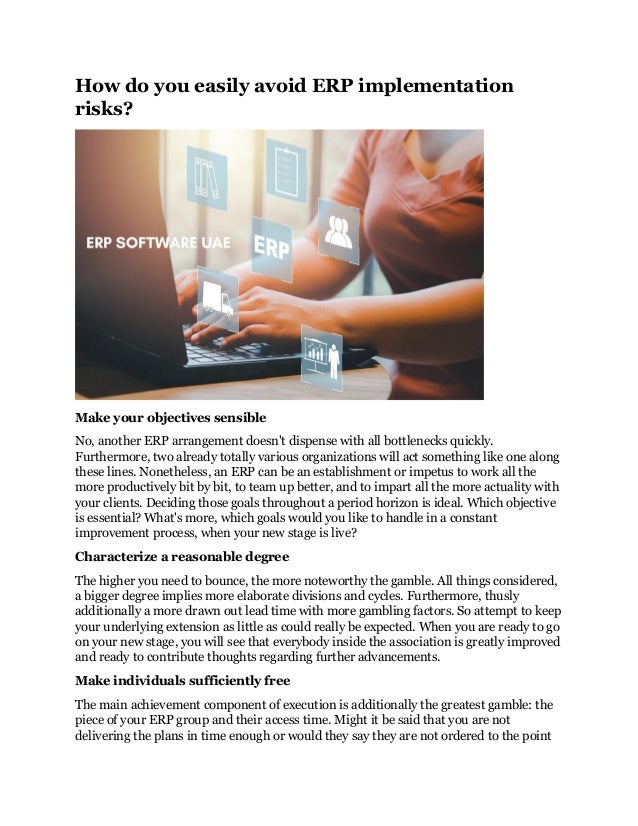How do you easily avoid ERP implementation risks.pdf | Free Download