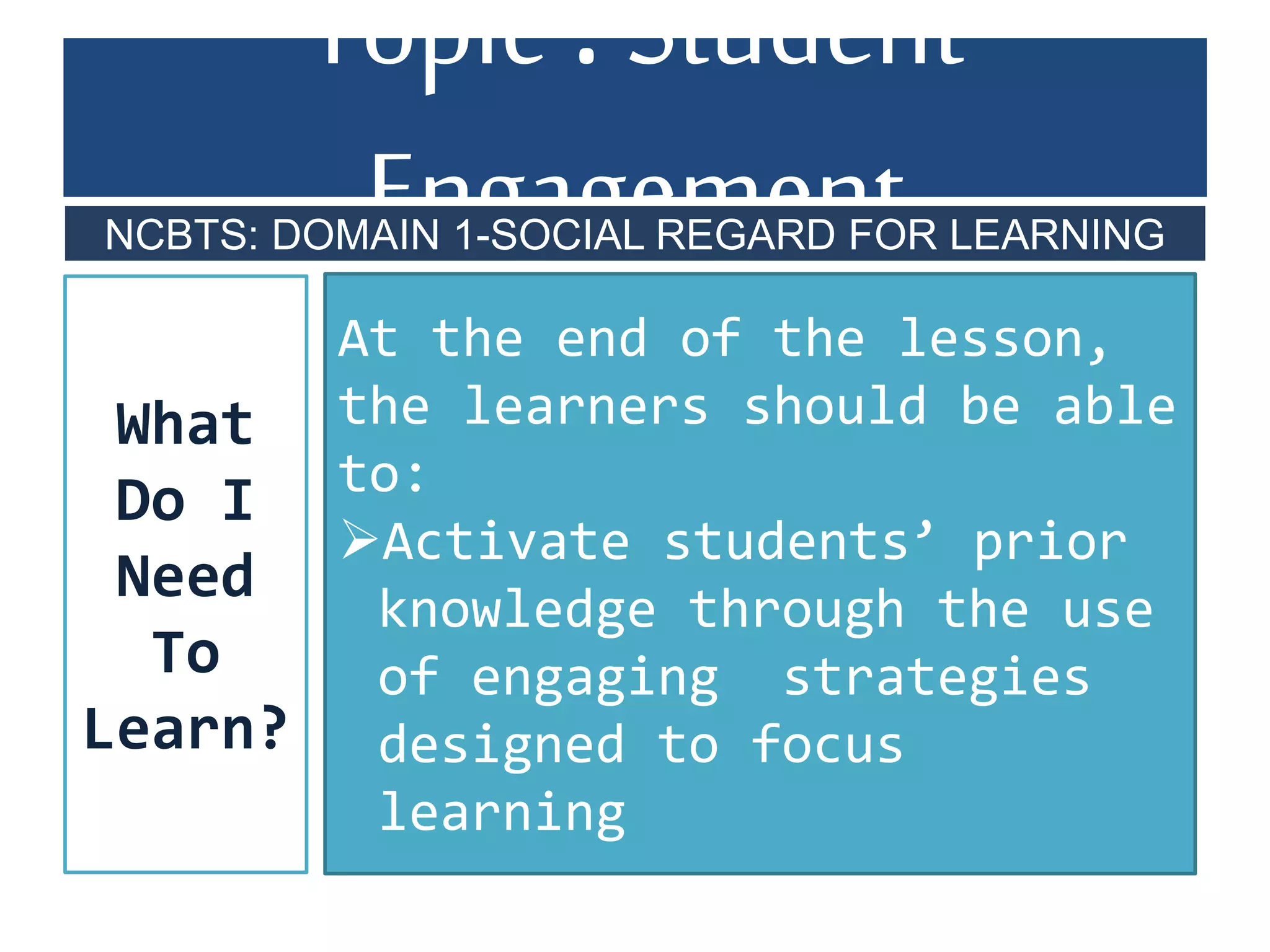 How Do You Effectively Engage Your Students In Learning | PPTX