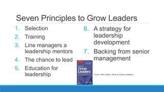 How Do You Grow Leaders? | PPTX | Human Resources | Business