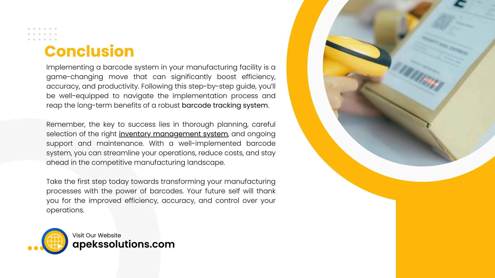 Implementing a Barcode System in Manufacturing: A Step-by-Step Guide | PDF