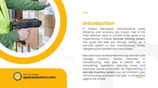 Implementing a Barcode System in Manufacturing: A Step-by-Step Guide | PDF