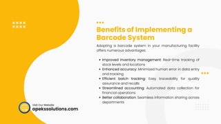 Implementing a Barcode System in Manufacturing: A Step-by-Step Guide | PDF