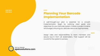 Implementing a Barcode System in Manufacturing: A Step-by-Step Guide | PDF