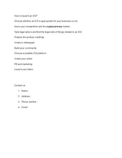 ICO Development | PDF