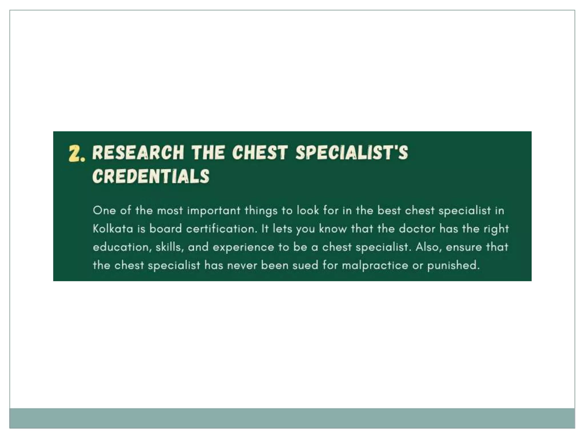 How Do You Locate a Chest Specialty Doctor - AMRI Hospitals | PPT