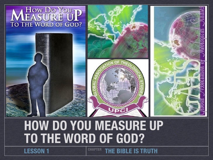 How Do You Measure Up To The Word Of God?