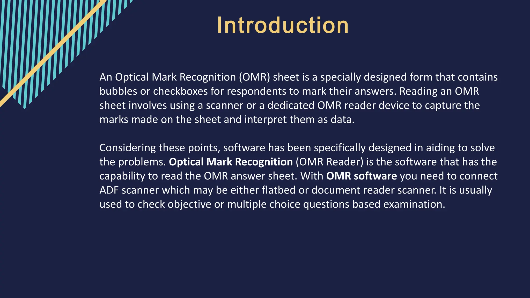How do you read an OMR Answer sheet- Yoctel Solutions | PPTX