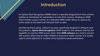 How do you read an OMR Answer sheet- Yoctel Solutions | PPTX