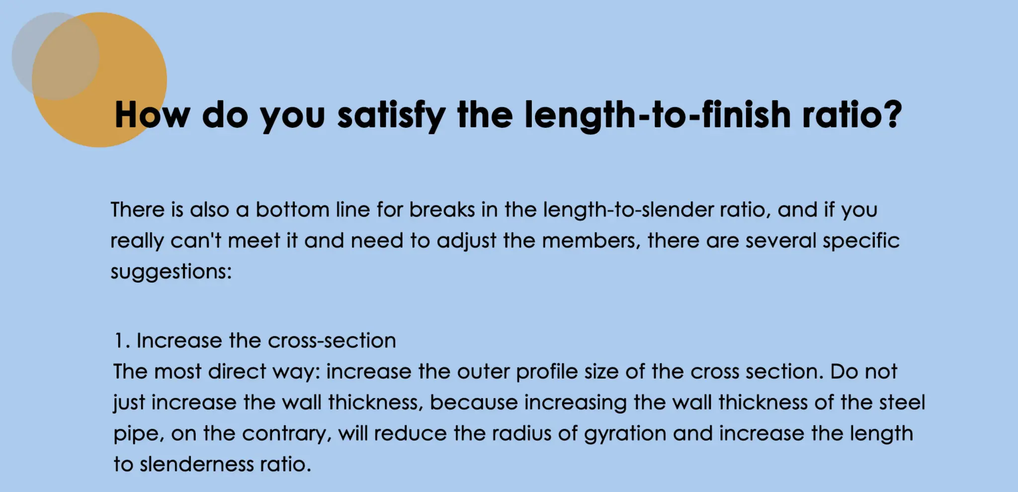 How do you satisfy the length-to-finish ratio.pdf