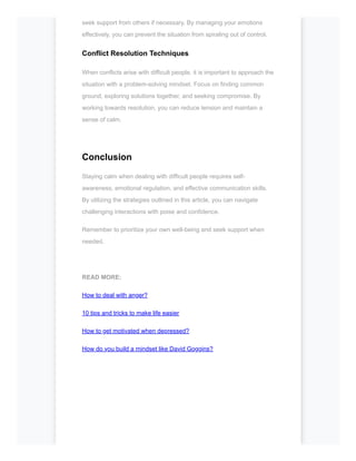 How do you stay calm when dealing with difficult people.pdf