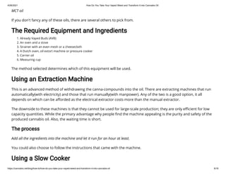 How Do You Take AVB (Already Vaped Bud) and Turn It into Cannabis Oil ...