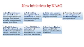 How do you think naac is ensuring external and internal quality at ...