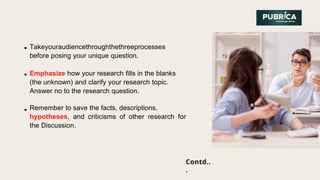 How do you write an original research article and have it published ...