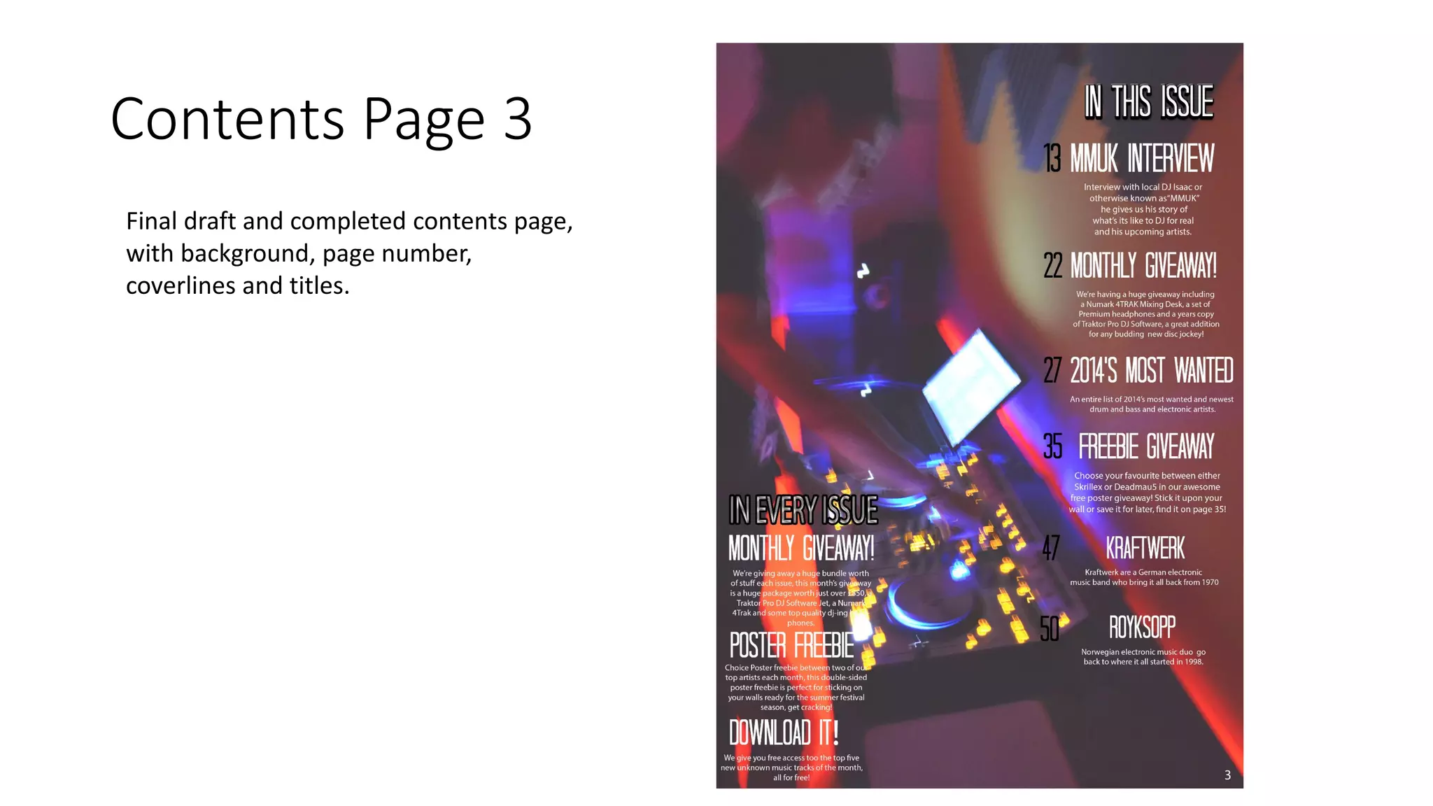 Media Magazine, from Drafts to final Product | PDF