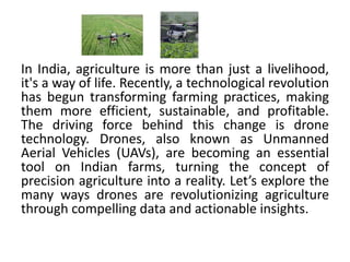 How Drones are Transforming Indian Agricultural Practices.pptx