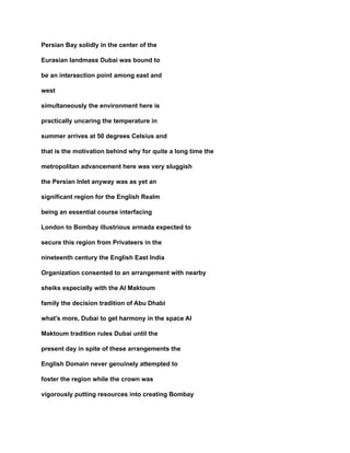 How Dubai Was made. History of Dubai.pdf