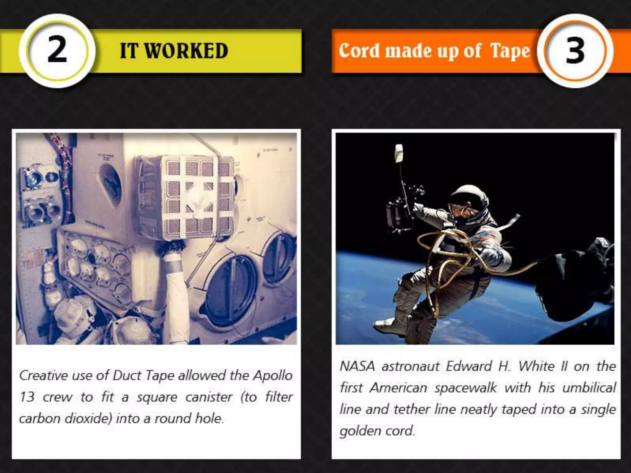 How duct tape helps nasa astronauts in space | PPT