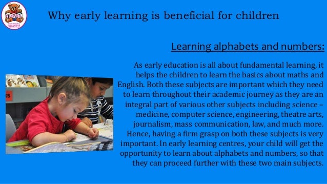 How Early Learning Can Benefit Children – 2 Interesting Ways | PPT
