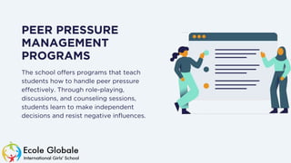 How Ecole Globale Handles Peer Pressure and Bullying Compared to Other ...
