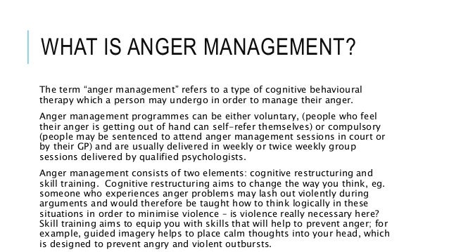 How effective is anger management?