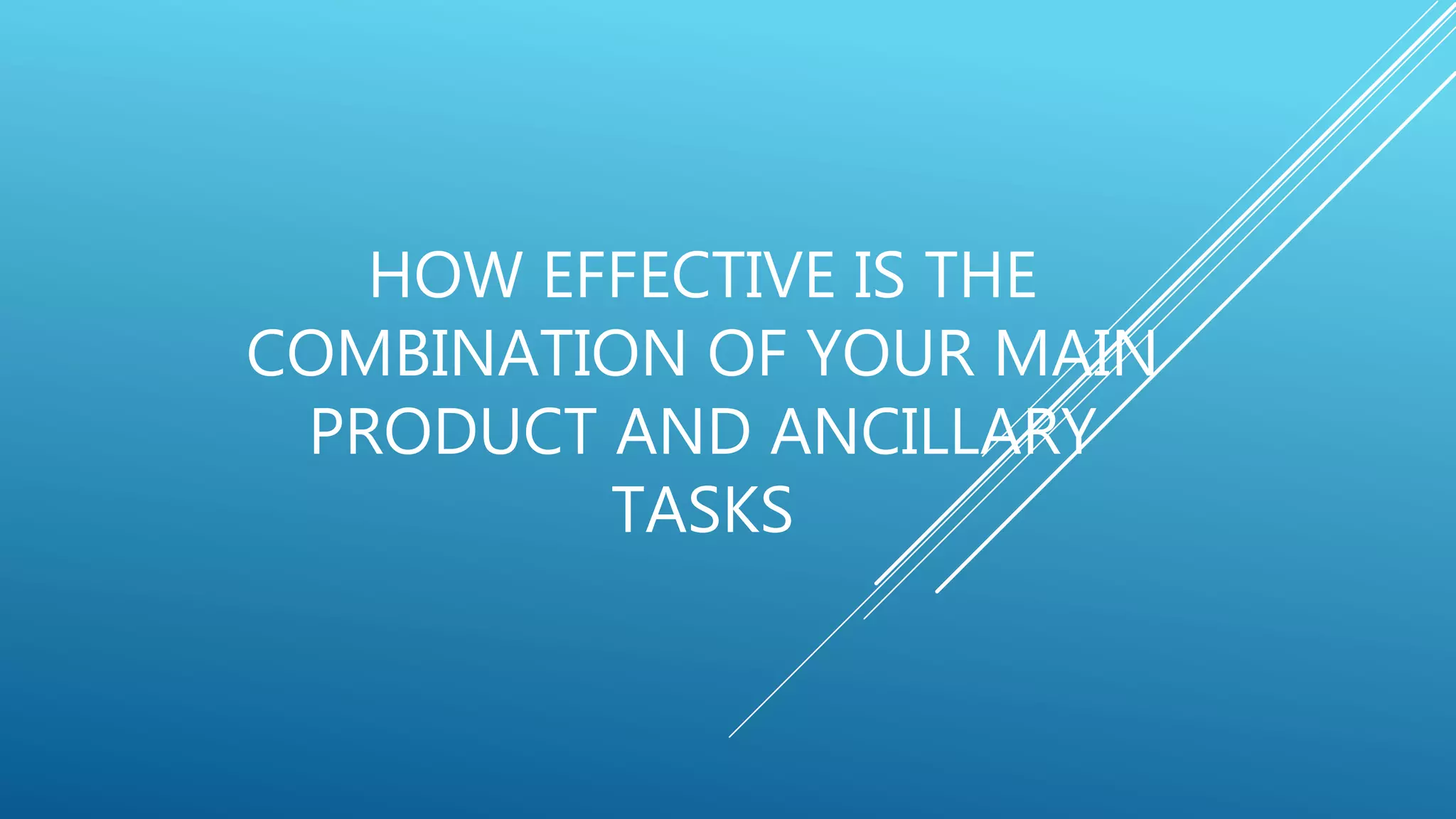 Evaluation Question 2 | PPTX