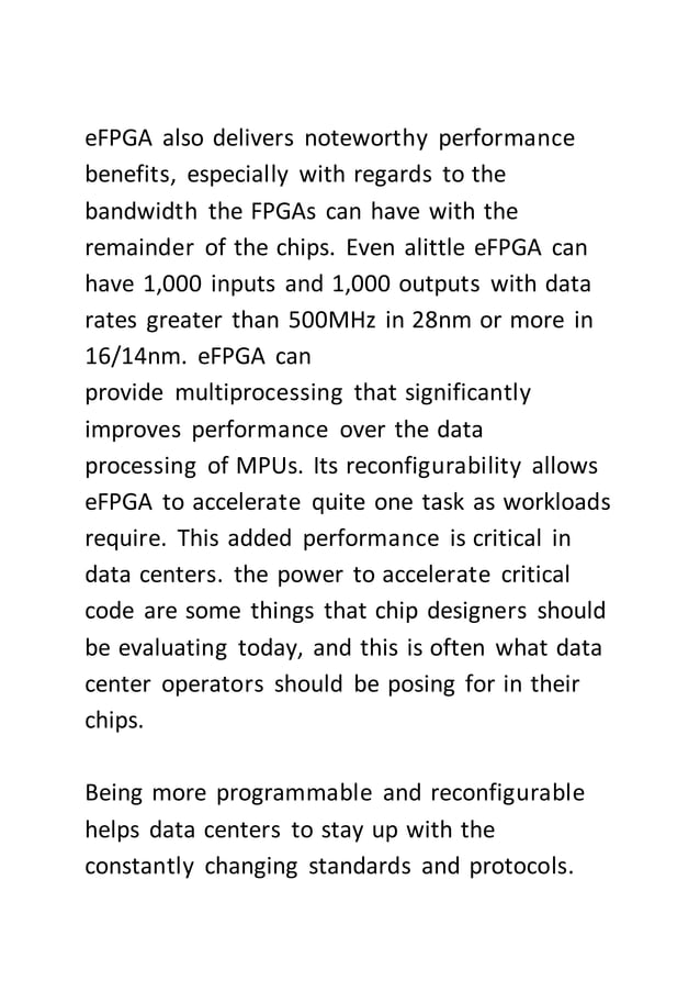 How e fpga future proofs data centers | PDF