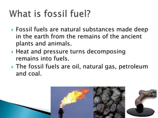 How electricity is generated from fossil fuel | PPTX