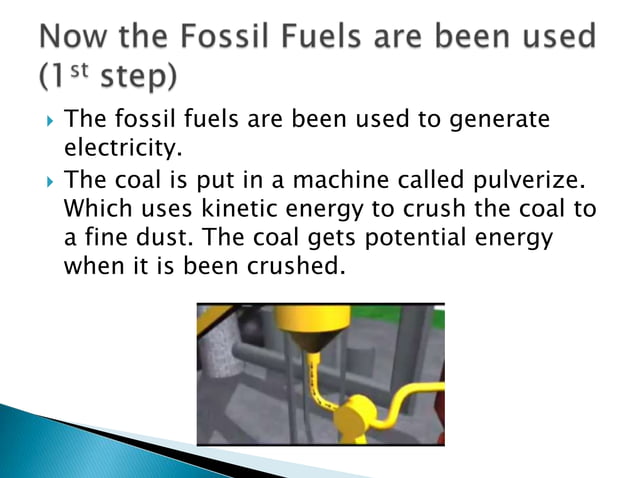 How electricity is generated from fossil fuel | PPTX | Geology | Science