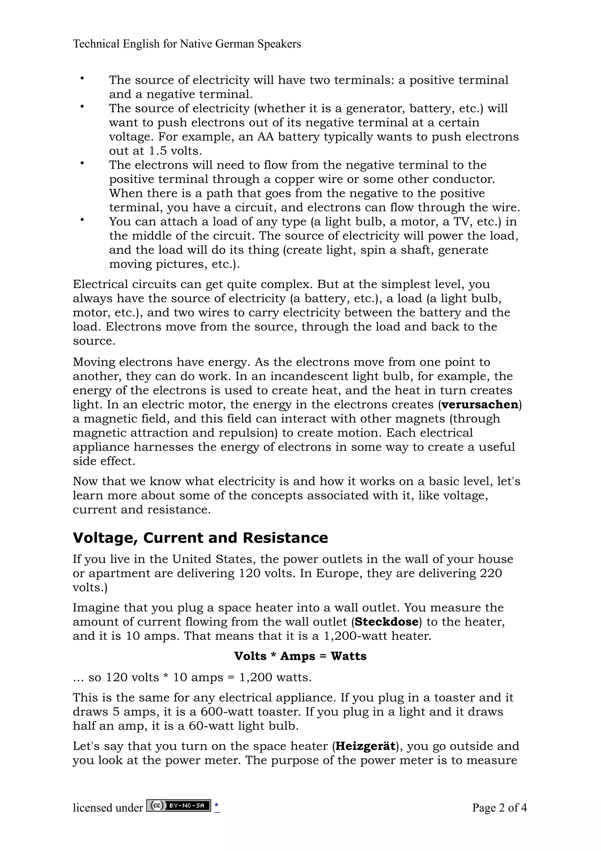 How Electricity Works | PDF