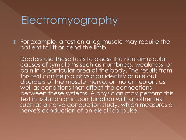 How Electromyography Works | PPTX