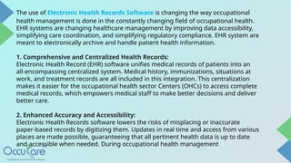 How Electronic Health Records Software Transforms Occupational Health ...