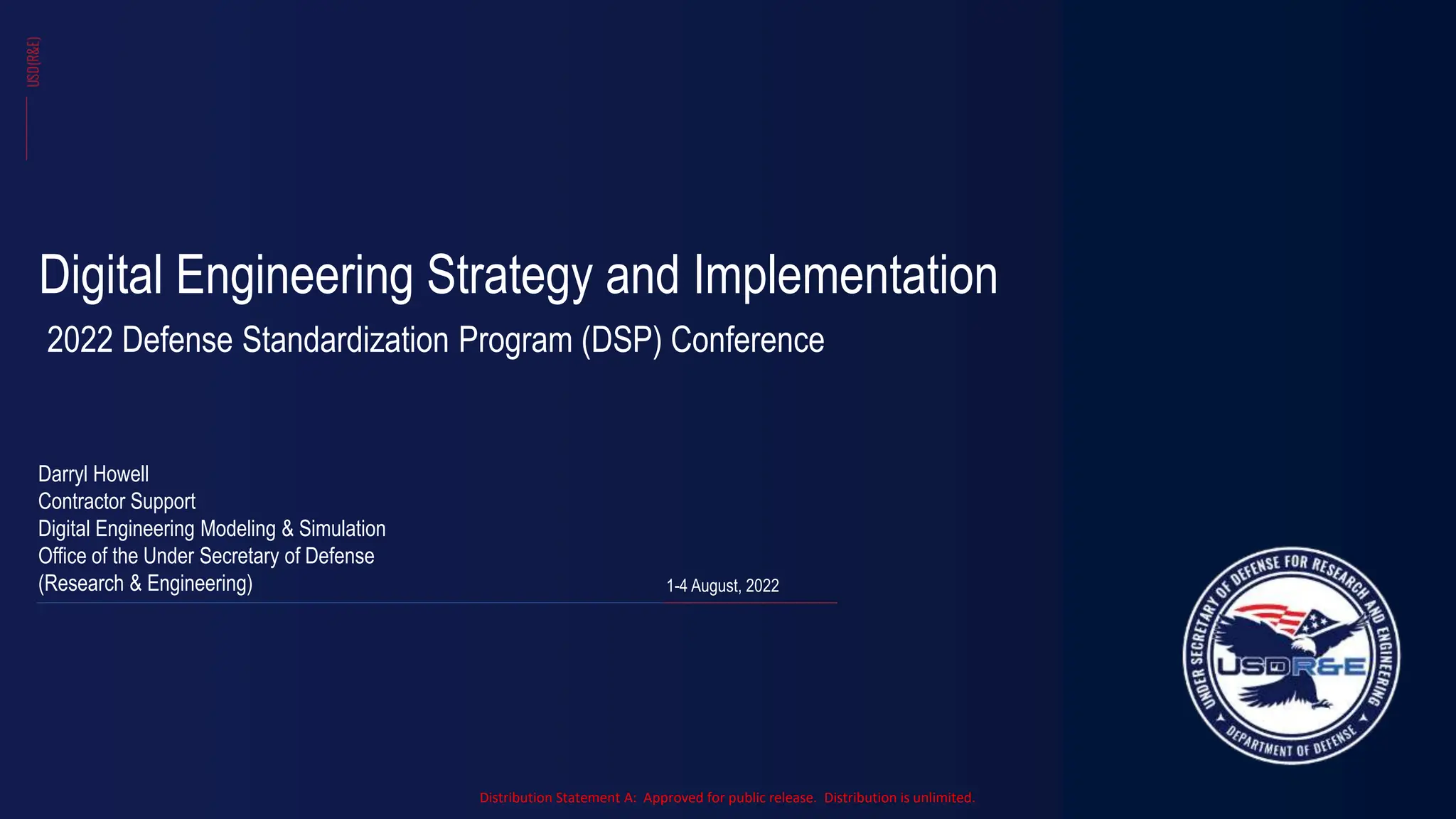 Howell_2022 Defense Standardization Program (DSP) Conference ...