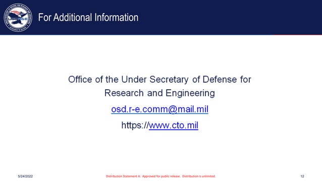 Howell_2022 Defense Standardization Program (DSP) Conference ...