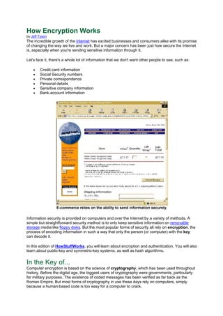 How encryption works | PDF