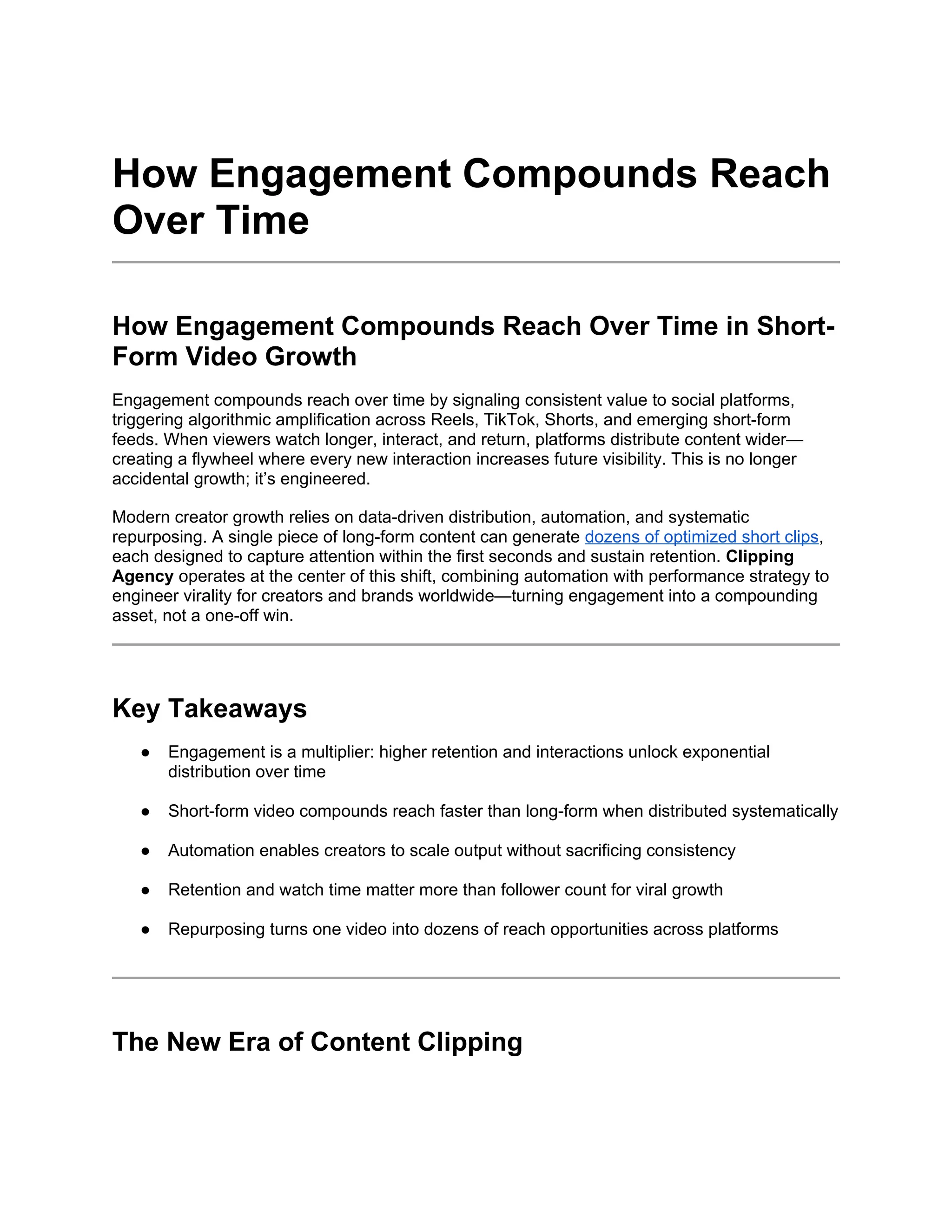 How Engagement Compounds Reach Over Time.docx
