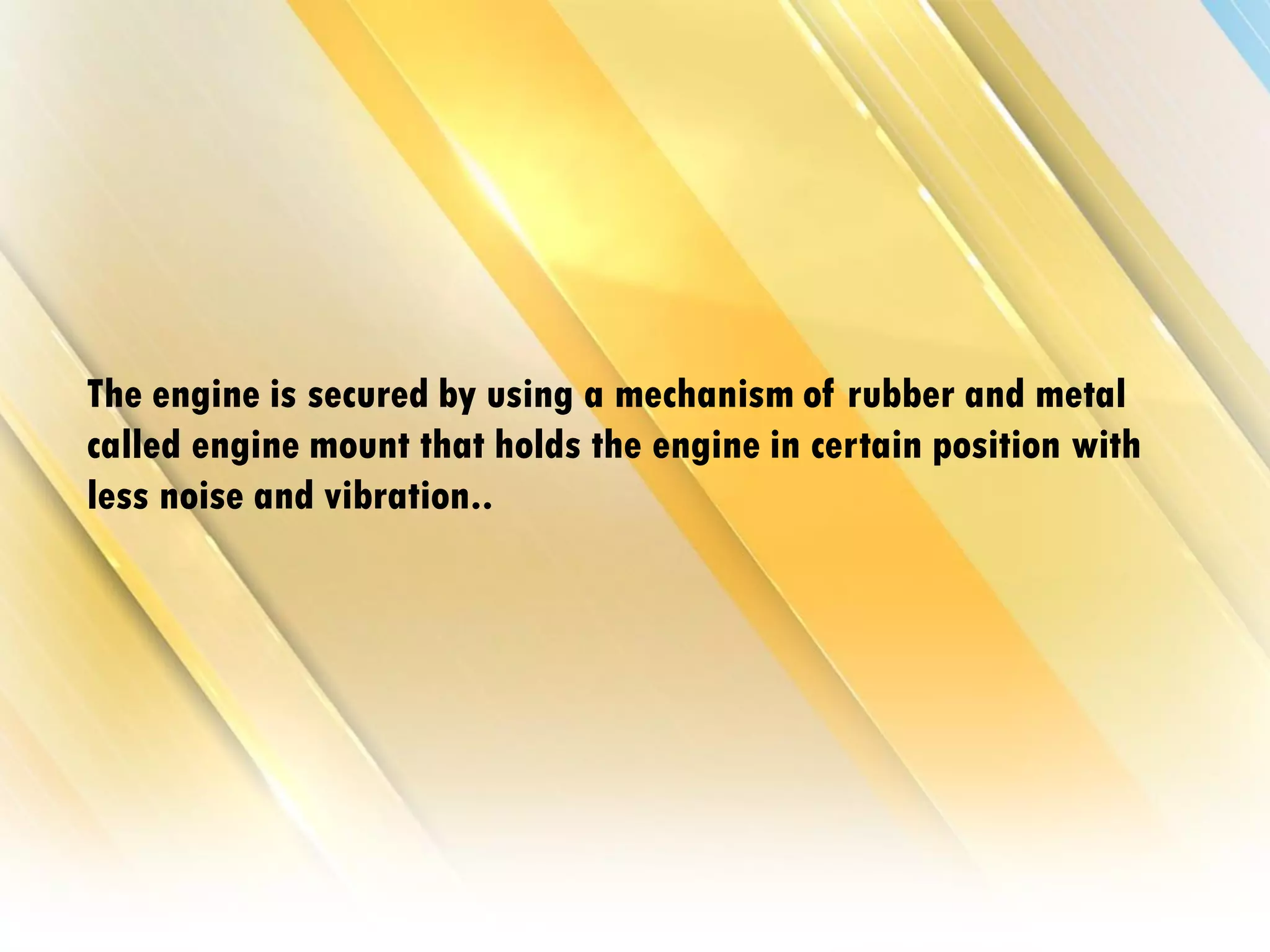How Engine Mount Affect The Engine | PDF