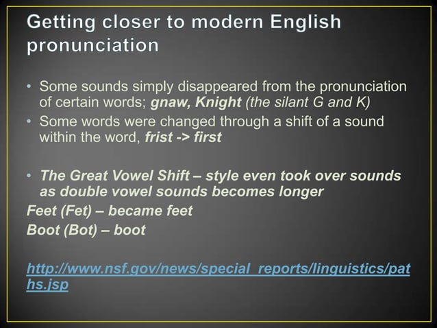 How English Changed | PPT