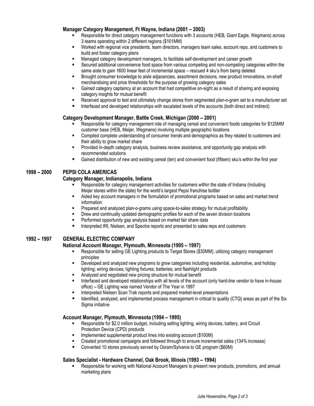 Howenstine,Julie | PDF | Large Business | Business