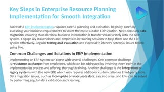 How Enterprise Resource Planning (ERP) Systems Ease Your Business | PPT