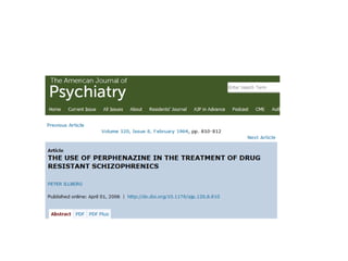 Oliver Howes - Treatment-Resistant Schizophrenia: New Guidelines on ...