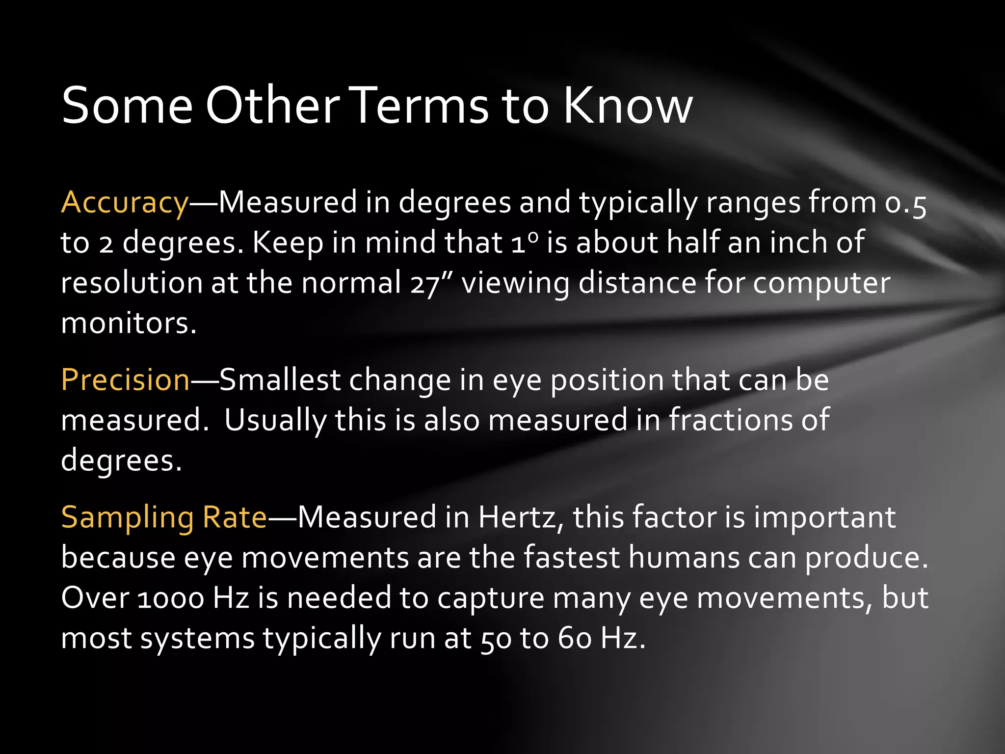 How eyetrackerswork | PPTX