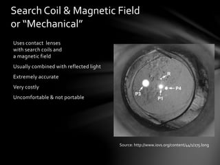 How eyetrackerswork | PPTX