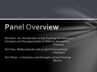 How eyetrackerswork | PPTX