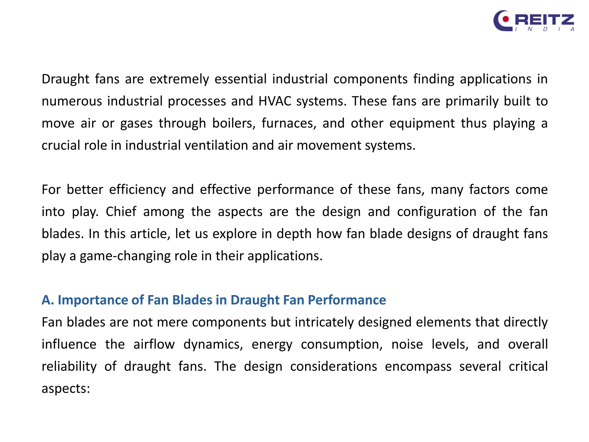 How Fan Blade Design Affects Industrial Draught Fan Performance.pptx