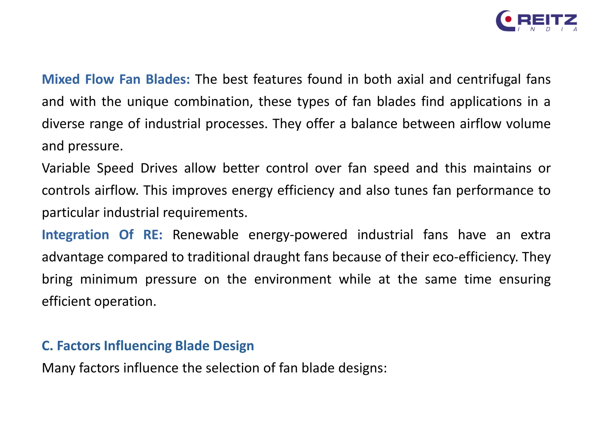 How Fan Blade Design Affects Industrial Draught Fan Performance.pptx