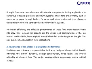 How Fan Blade Design Affects Industrial Draught Fan Performance.pptx ...