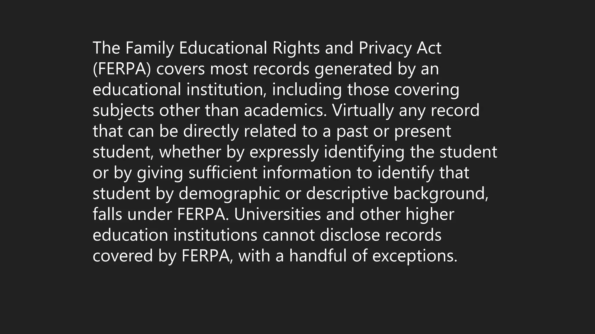 How FERPA Works | PPT