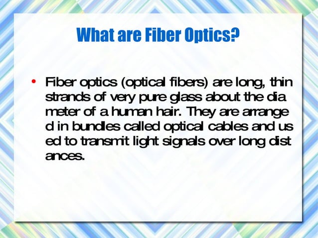 How Fiber Optics Work | ODP