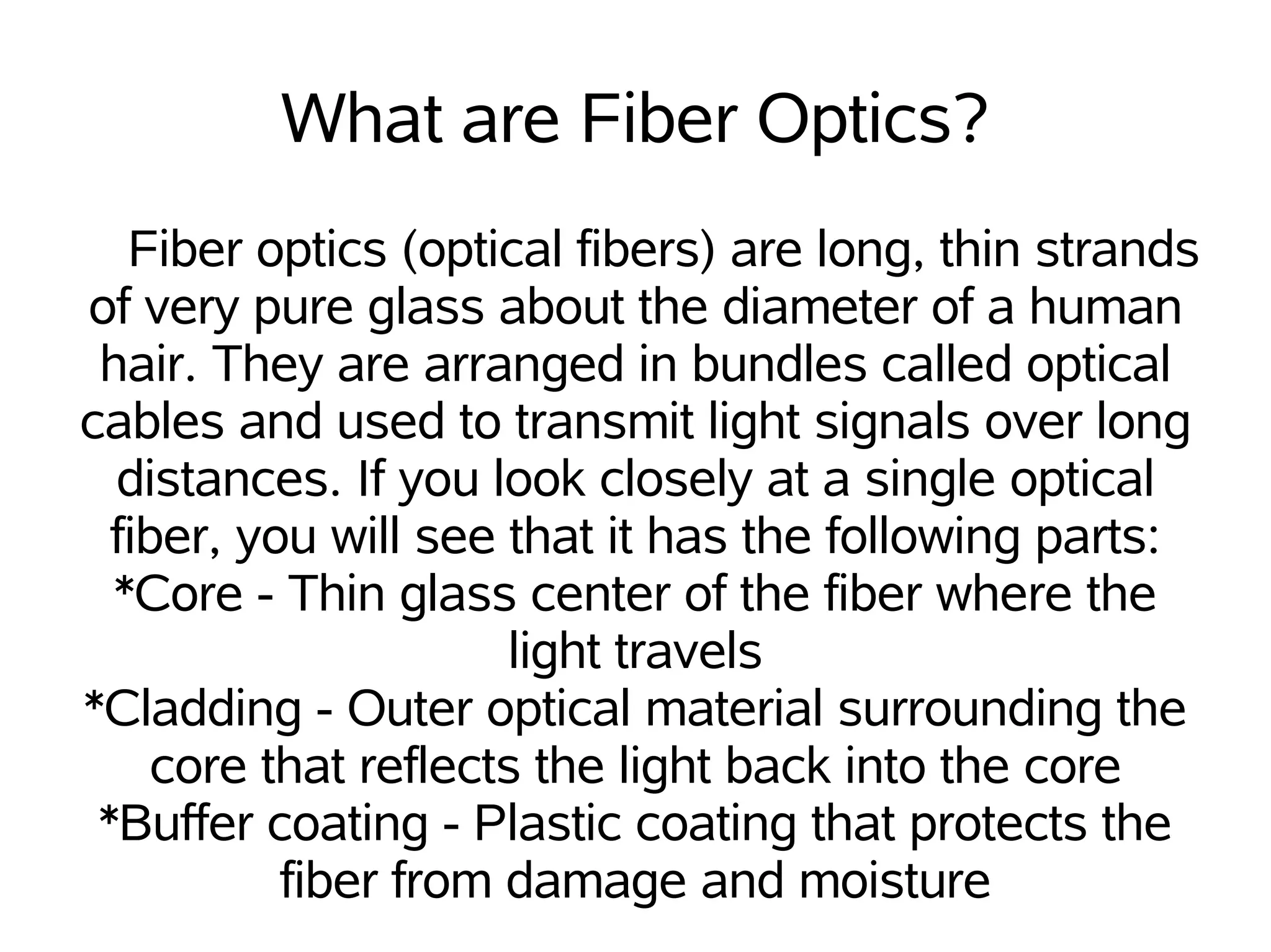 How Fiber Optics Work | PDF